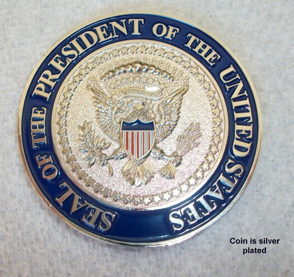 US President Barack Obama Coin Challenge Coin White House POTUS 44 ...