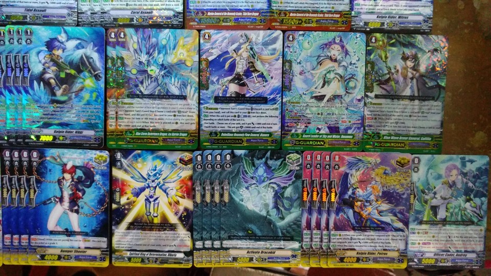 Cardfight Vanguard CFV Premium Deck Aqua Force Thavas V-SS09 SGR Tidal ...