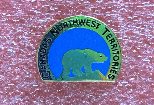 T31 Pins CANADA'S NORTHWEST TERRITORIES Ours Polaire Polar Bear Lapel ...
