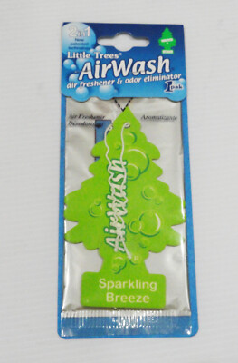 Sparkling Breeze Scent Scented Little Trees Hanging Air Freshener 1 ...