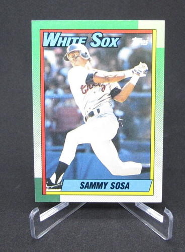 1990 Topps Sammy Sosa Rookie White Sox Baseball Card (A23) | eBay