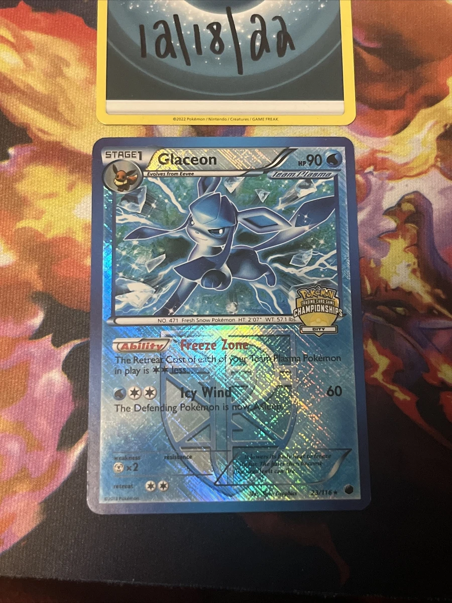 Glaceon Pokemon Card Plasma Freeze