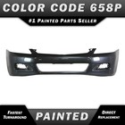 NEW Painted *NH658P Graphite* Front Bumper Cover for 2006 2007 Honda ...
