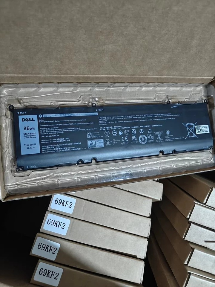 Genuine 86WH 69KF2 Battery For Dell XPS 15 9500 Precision 5550 M59JH ...
