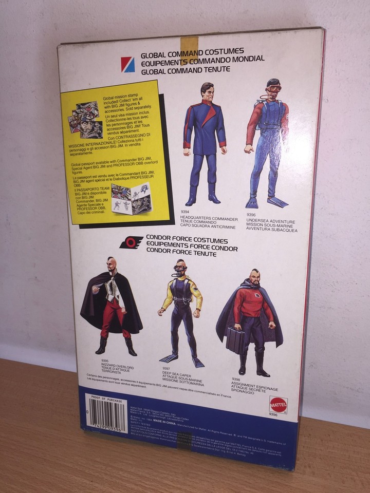 Mattel Big Jim Mission Pack UNDERSEA ADVENTURE #9396 MIB,1984 | eBay