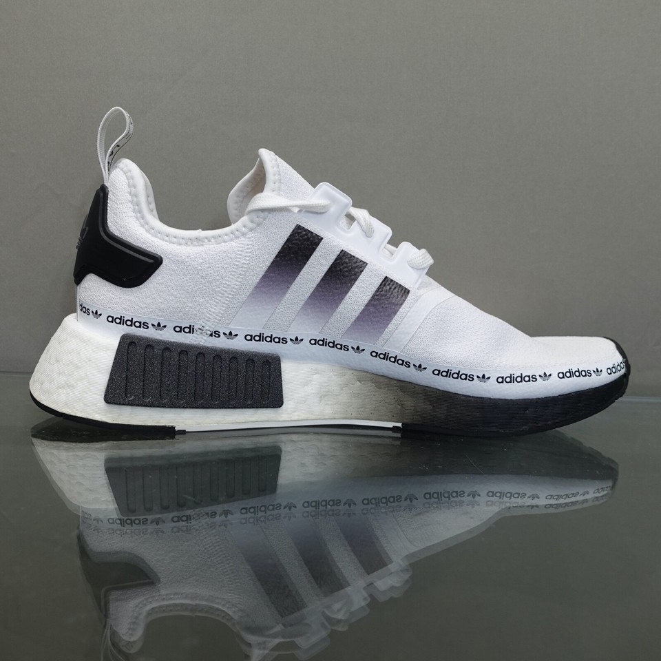 Adidas NMD R1 Men's Sneaker Running Shoe White Athletic Trainers #299 ...