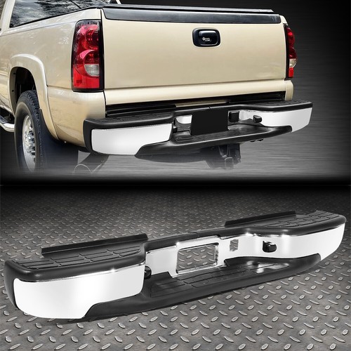 FOR 01-07 CHEVY SILVERADO GMC SIERRA 2500HD 3500 STEEL REAR STEP BUMPER ...