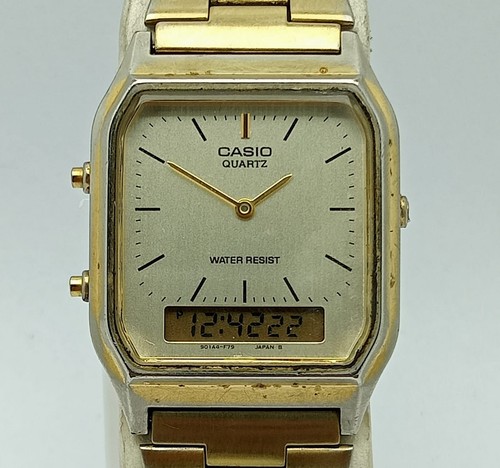 Casio Quartz 5154 AQ-230 Ana Digi Vintage Men’s Watch SFN147ALI2 | eBay