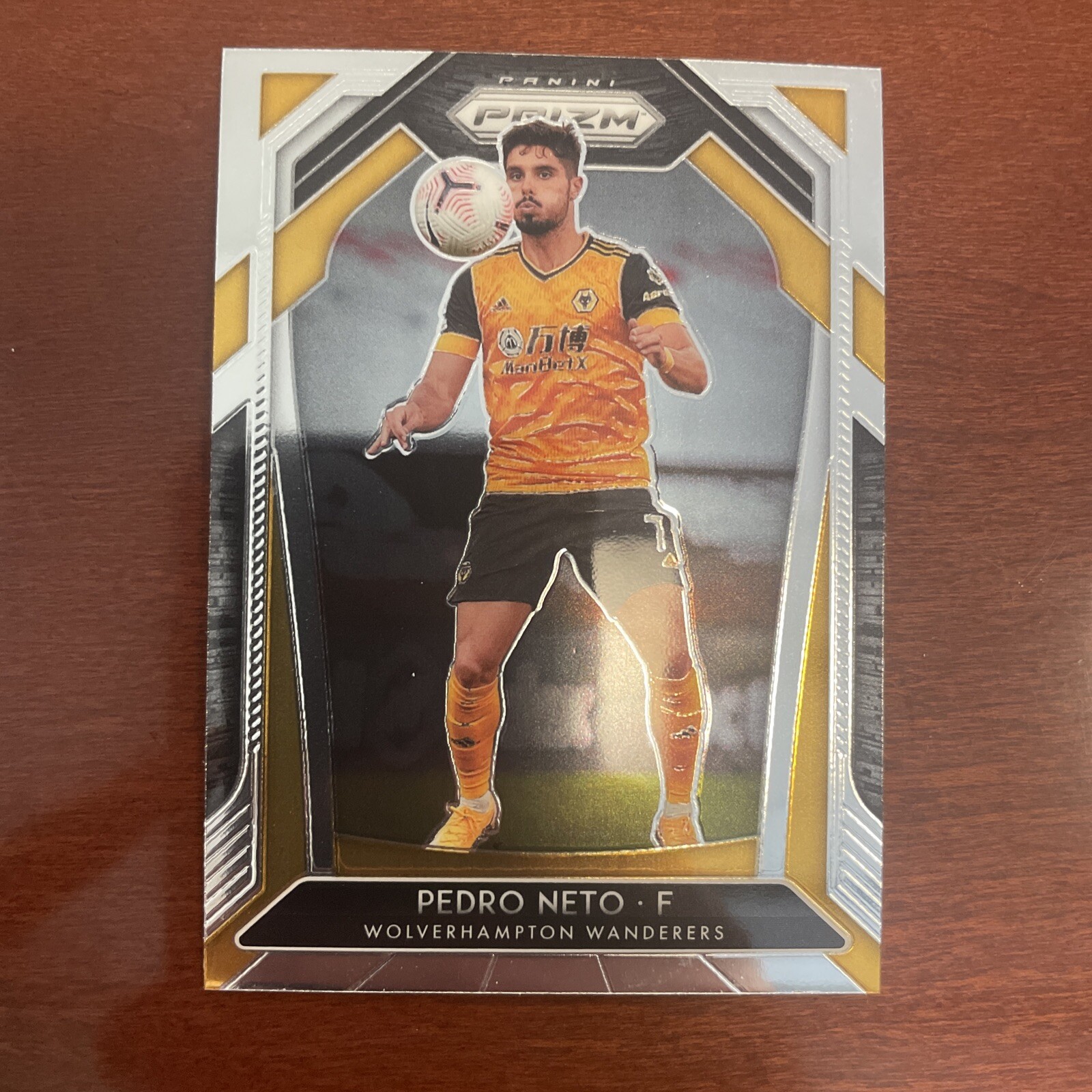 2020-21 Panini Prizm Premier League Pedro Neto Wolverhampton RC Base ...