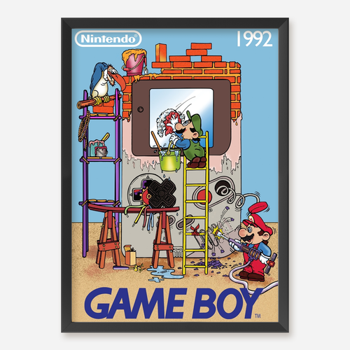 Retro Video Game Poster Classic Vintage 80s 90s Print Picture Wall Art ...