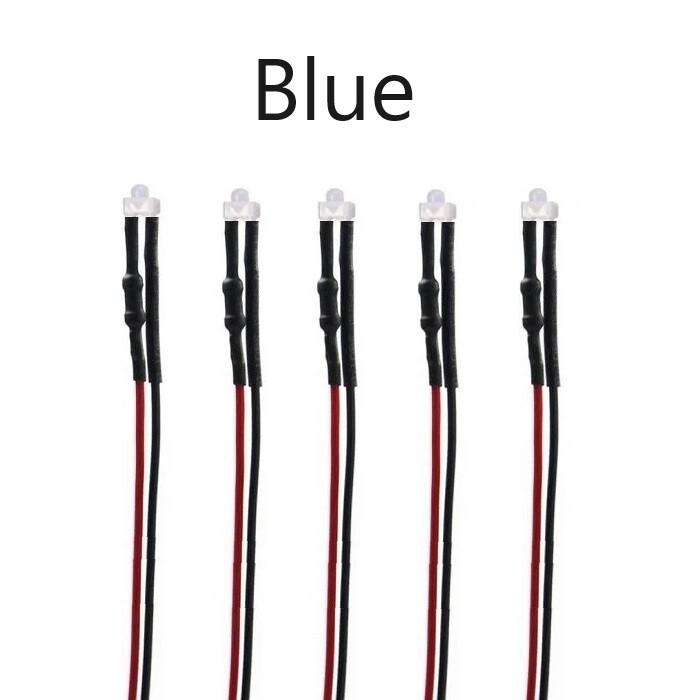 Tiny 1.8mm Smallest LED Light Bulb Clear PCB Attached Pre-Wired 5V-12V ...