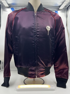 BARNEY MILLER SHOW 80'S CAST AND CREW SATIN JACKET Sz:M (Violet) | eBay