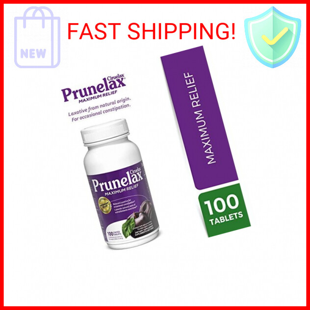 Prunelax Ciruelax Natural Laxative Maximum Relief Tablets - Gentle ...