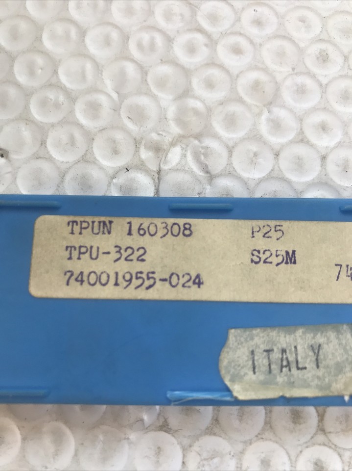 TPUN 160308 P25 S25M SECO *** 7 INSERTS *** TPU-322 | eBay