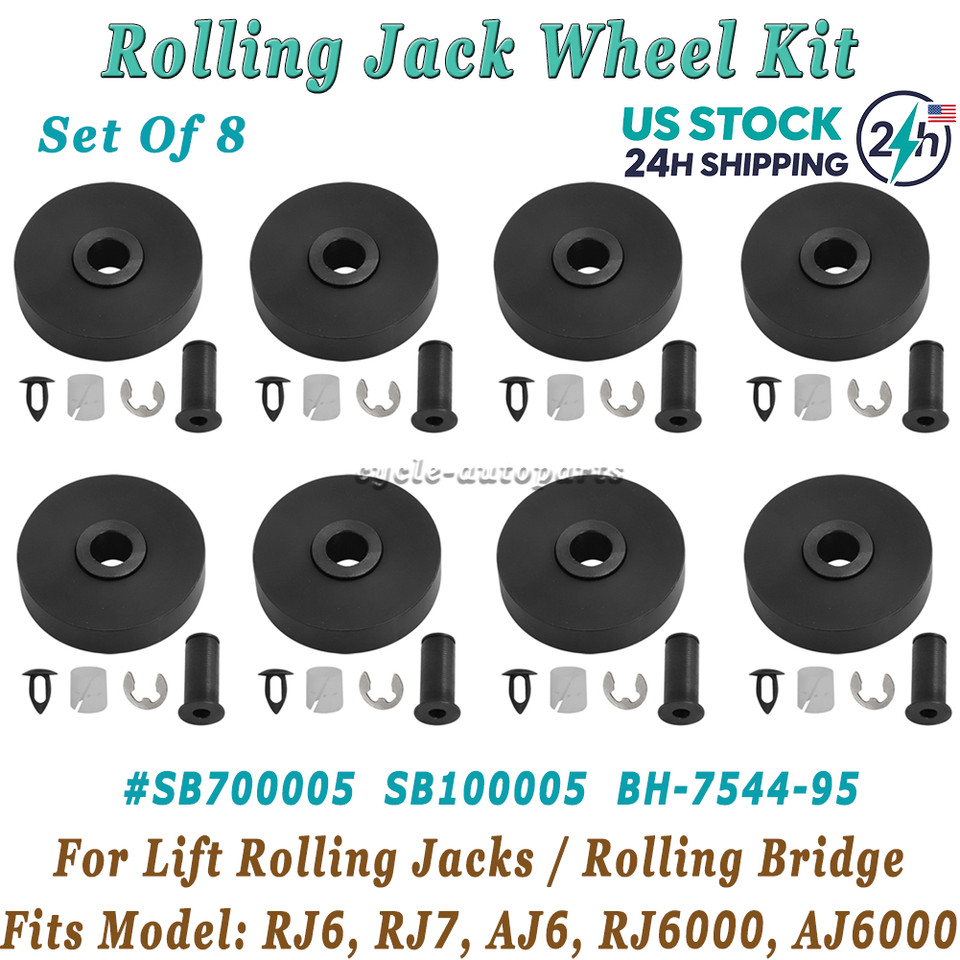 For Lift Rolling Bridge/Jacks Rolling Jack Wheel Kit SB700005 RJ6 RJ7 ...