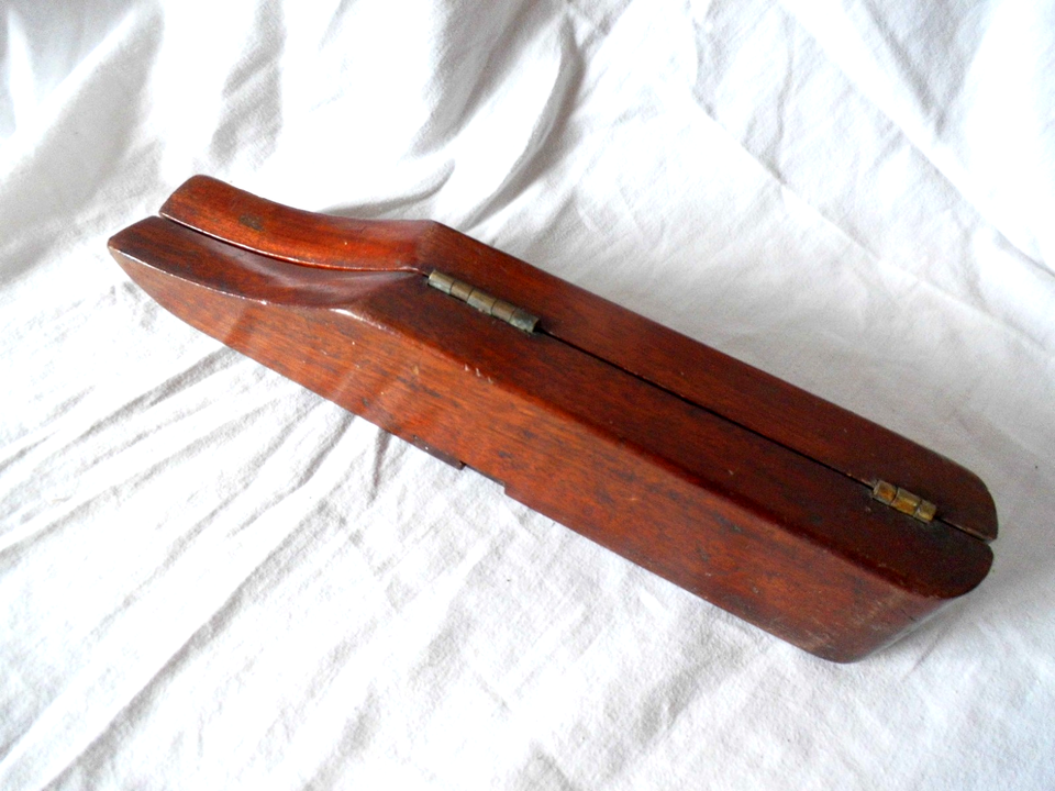 Folding Boot Jack Puller Antique Mahogany Wood | eBay UK