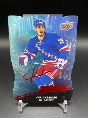 2017-18 Upper Deck MVP Colors and Contours Level 1 Blue Chris Kreider ...