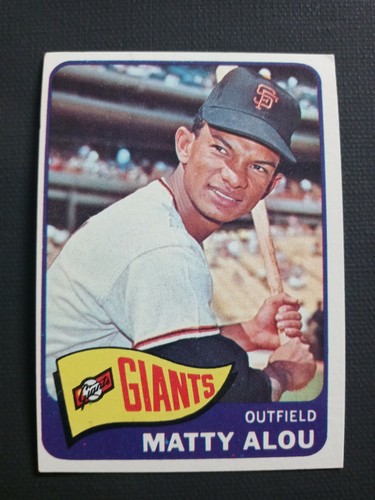1965 Topps Matty Alou San Francisco Giants #318💥🎇⚾ EX/EX+ | eBay