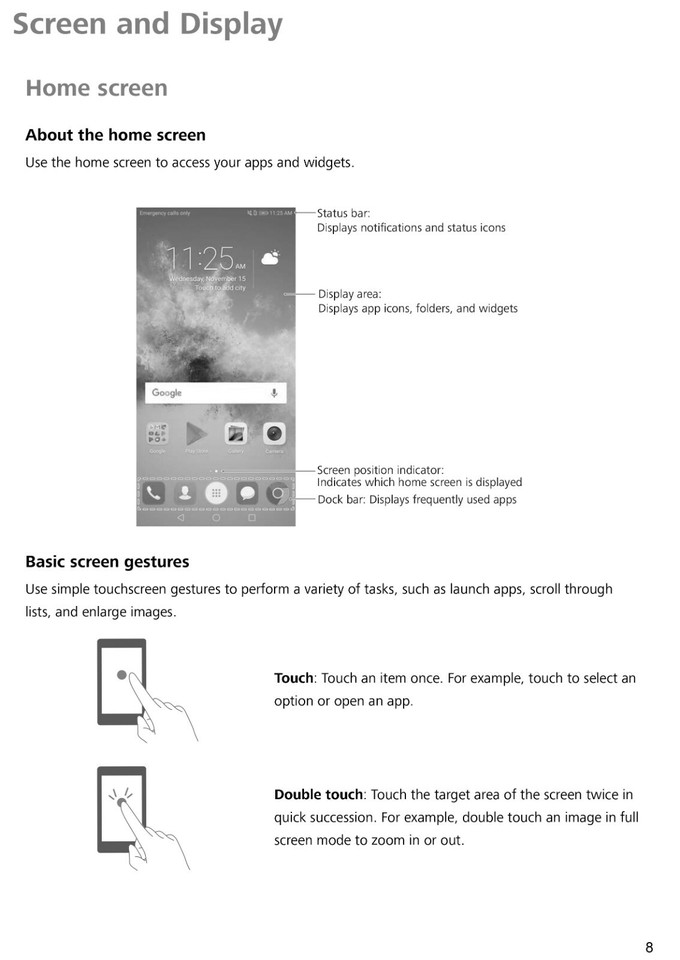 Huawei Honor 7X Cell Phone OWNER'S USER MANUAL | eBay