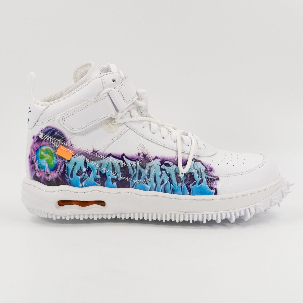 Nike OFF-WHITE x Air Force 1 Mid SP Leather 'Graffiti Nike OFF-WHITE x Air Force 1 Mid SP Leather 'Graffiti
