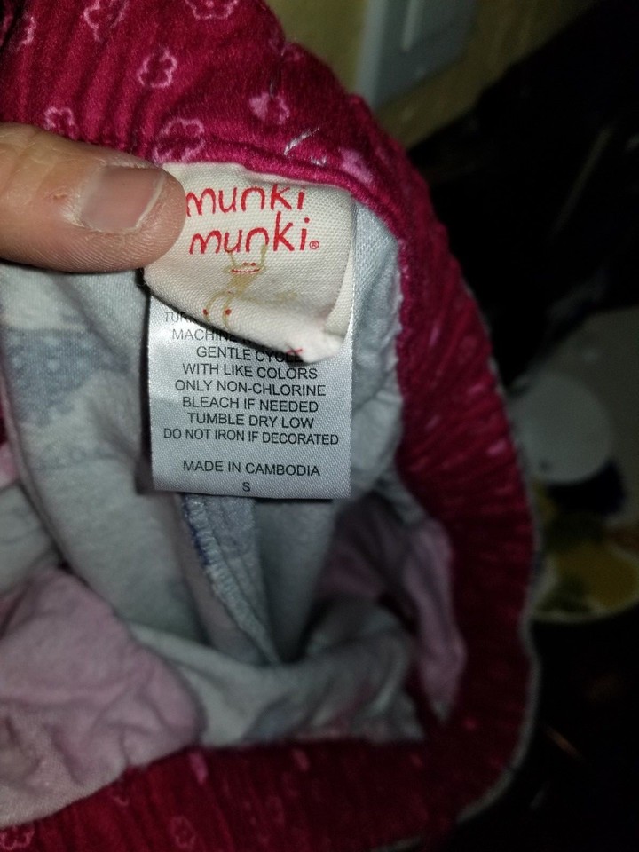 Munki Munki "Coffee" Flannel Pajama Set - SZ. S | eBay