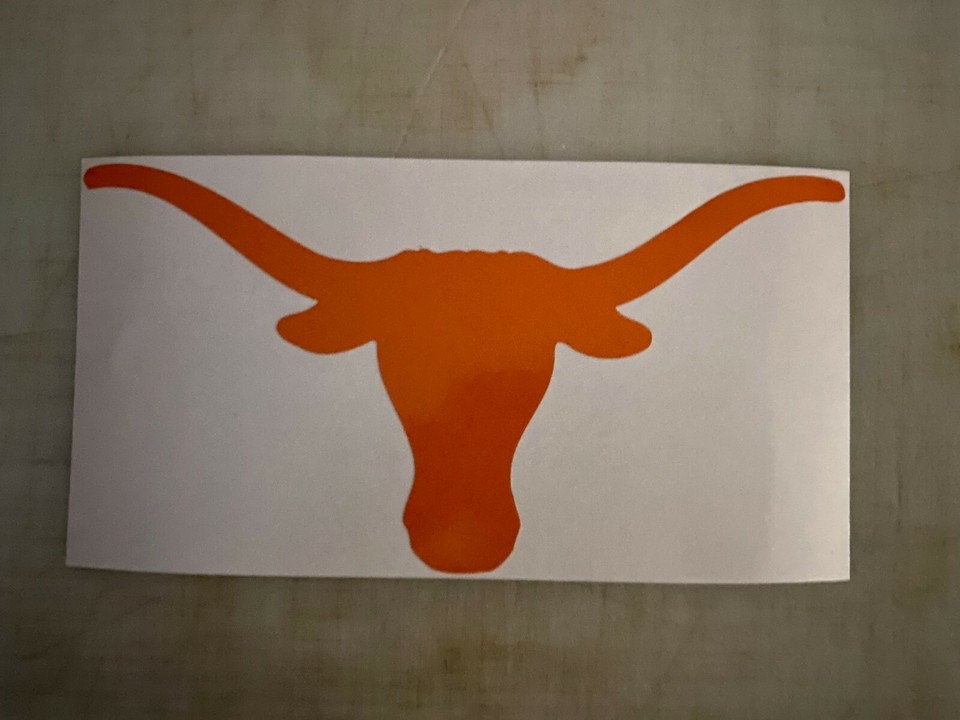 Texas Longhorns Reflective Vinyl Decal Sticker | eBay