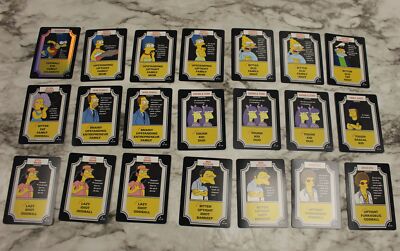 The Simpsons Trading Card Game Set -Used, Excellent Condition | eBay
