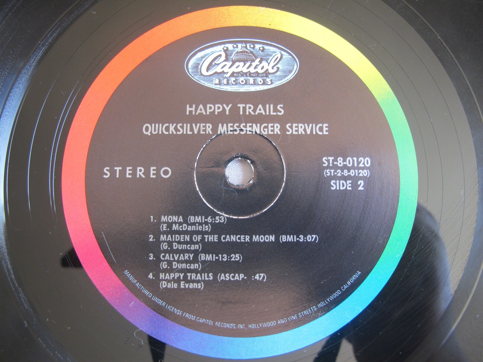 Quicksilver Messenger Service : Happy Trails 1969 Rock LP Vinyl Record ...