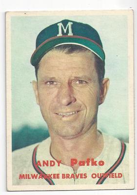 Vintage Andy Pafko 1957 Topps Baseball Card #143 Braves | eBay