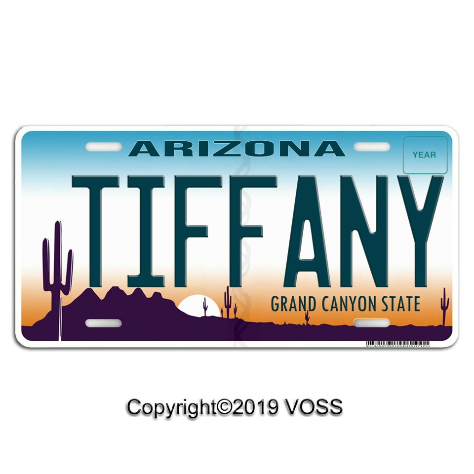 ARIZONA Personalized License Plate ANY TEXT YOUR NAME Custom Car AZ Tag ...