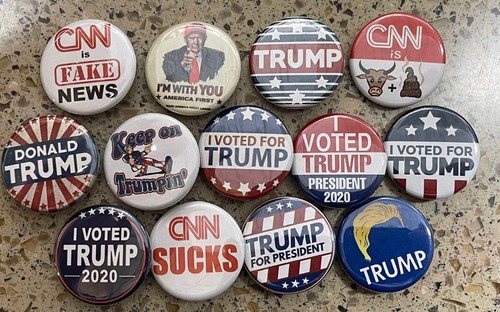 13 Donald TRUMP Pins Pinback Buttons 1.25" I VOTED TRUMP MAGA Keep On ...
