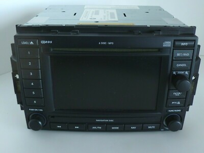 Chrysler Jeep Navigation GPS Auto Car Radio 6 Disc System AS IS for ...