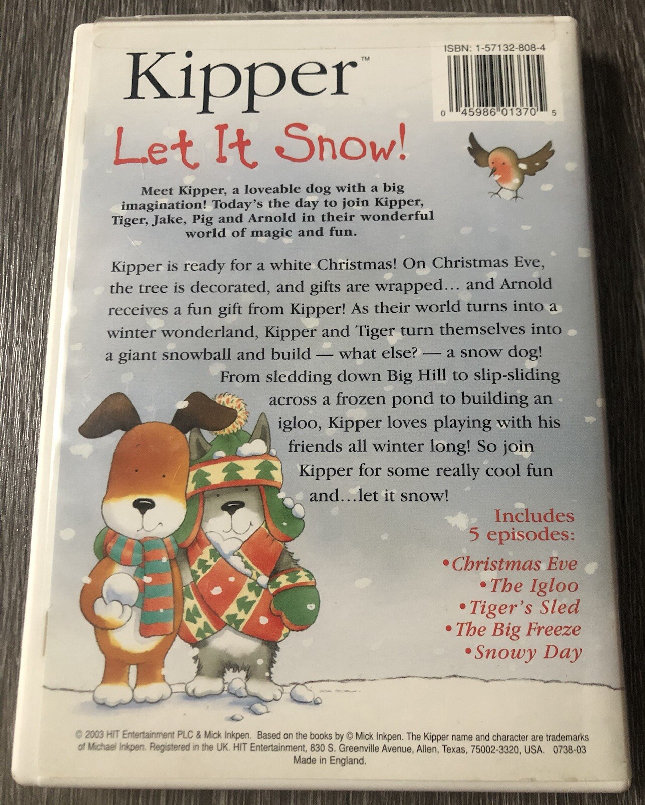 Kipper The Dog Let it Snow DVD 2003 Tiger, | Grelly USA