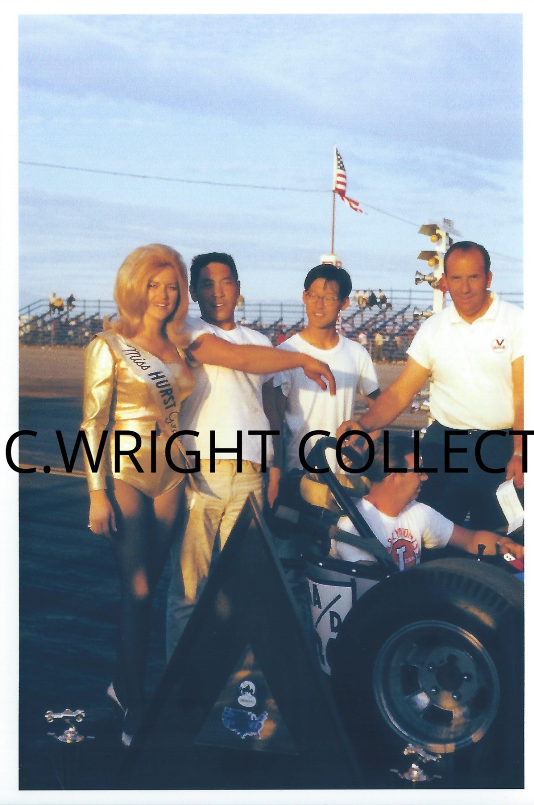 1960s NHRA Drag Racing-Linda Vaughn-"Miss HURST Golden Shifter"-1966 ...