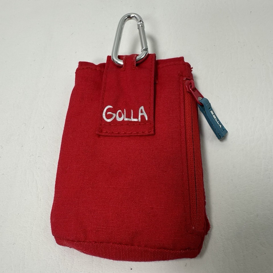 Golla Mobile & Music Device Bag Red Floral Carabiner | eBay