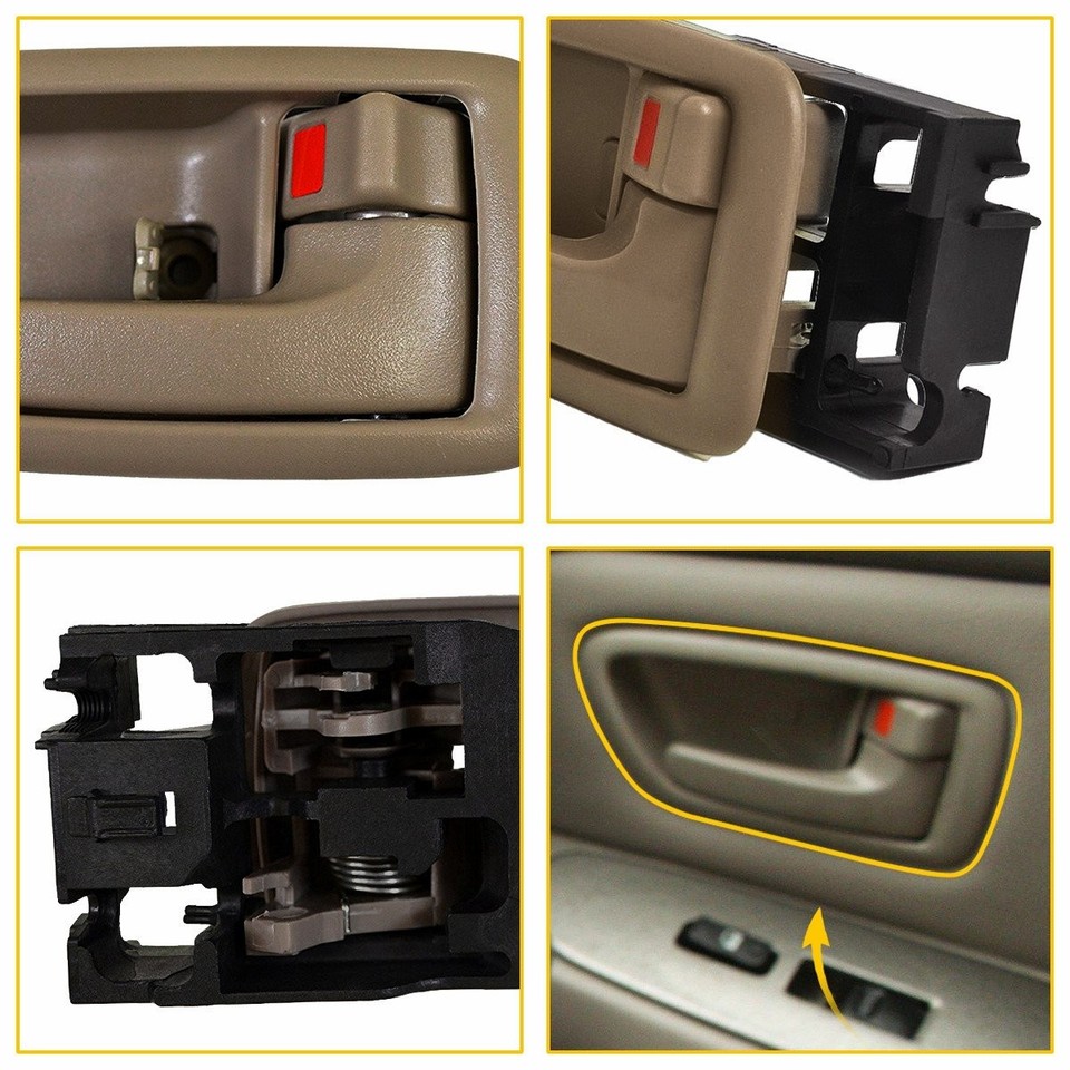 1Pair Inside Left Right & Handle Door for 01-07 Sequoia 04-06 Tundra ...