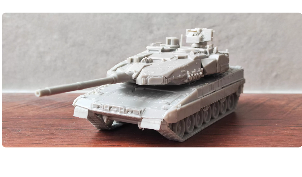 3D printing 1/72 The current version of the Leopard 2A8 tank in Germany ...