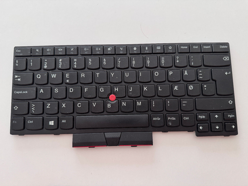 Lenovo Thinkpad T480 laptop Keyboard DK qwerty layout 01HX348 | eBay