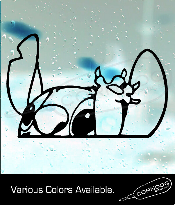 Stitch Waving STICKER VINYL DECAL DISNEY LILO & STITCH HAWAII NANI ...