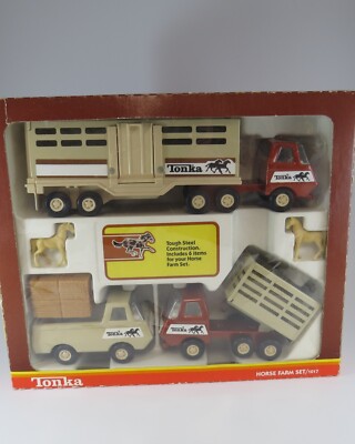 Tonka Horse Farm Set No. 1017 in Mint Original Box | eBay