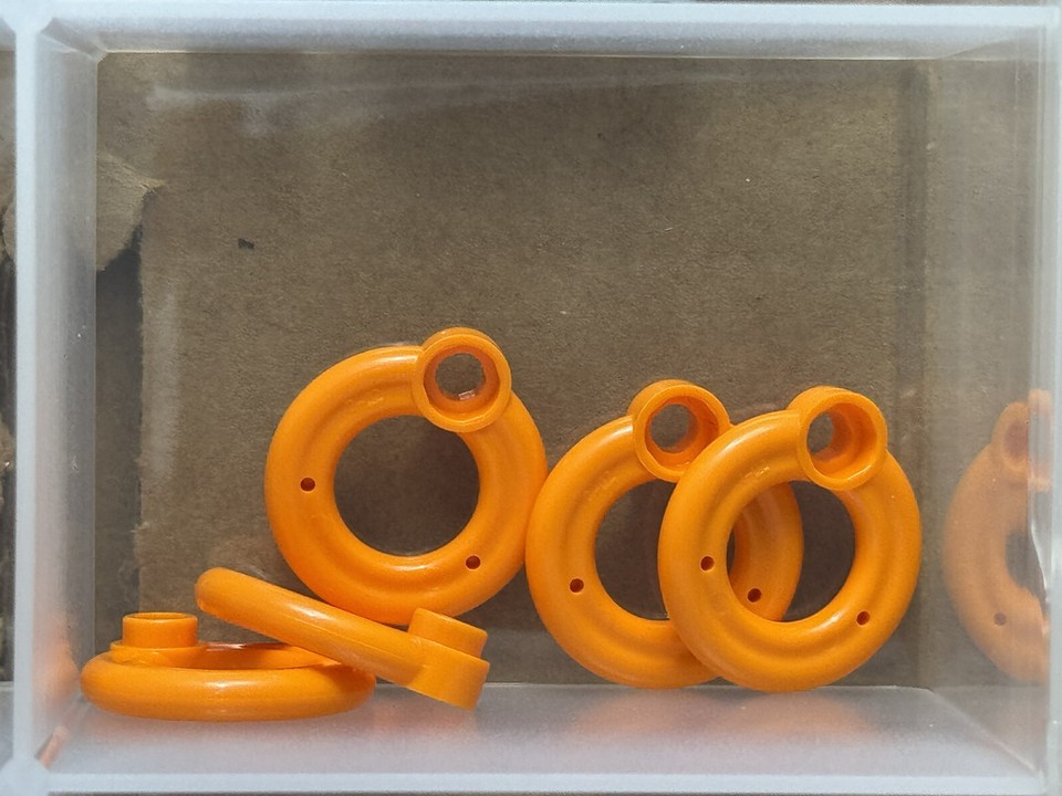LEGO Parts - Orange Minifigure, Utensil Flotation Ring - No 30340 - QTY ...