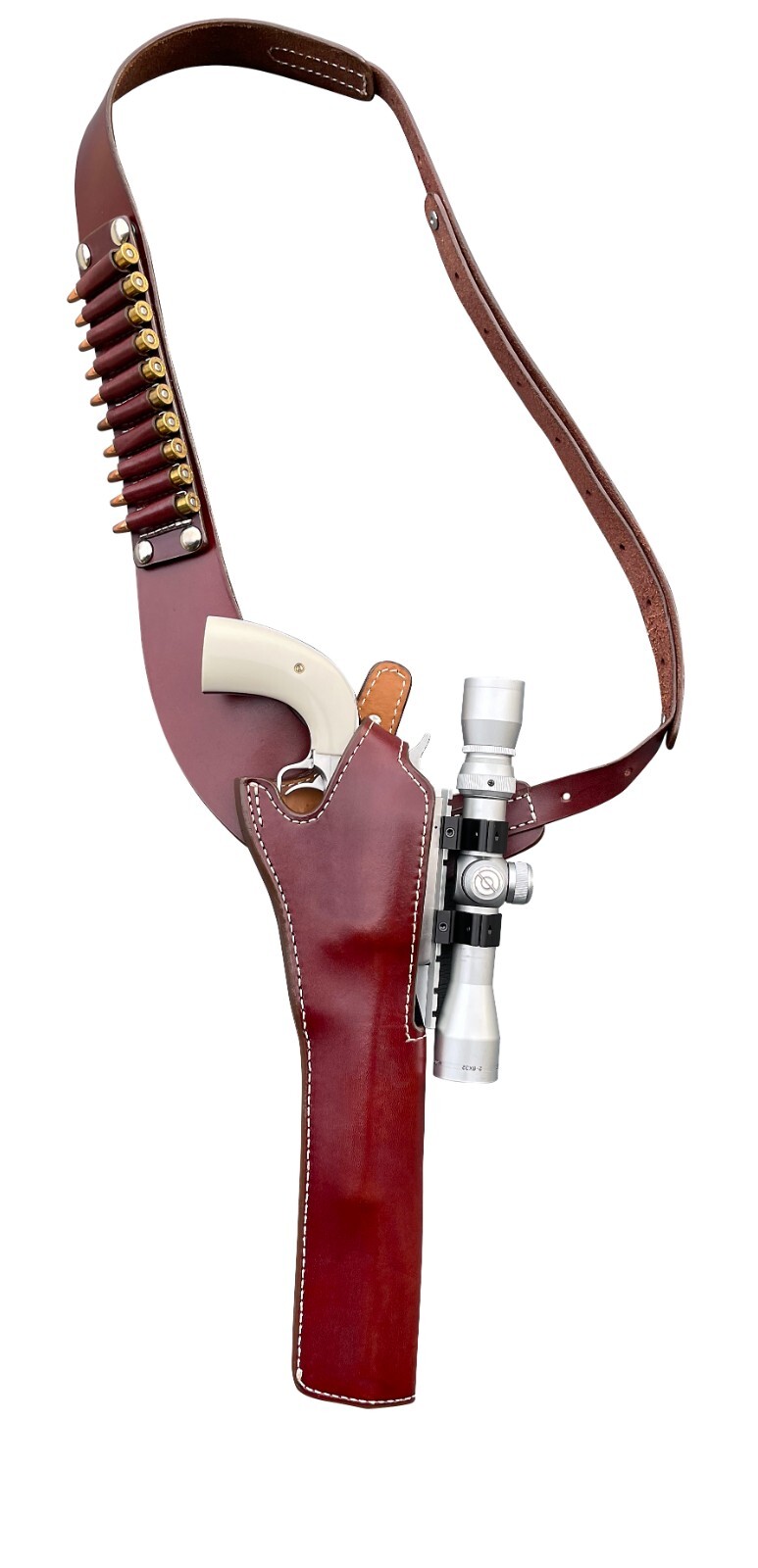 Ruger Super Blackhawk 10 1/2" barrel Holster. Bandolier Rig Holster ...