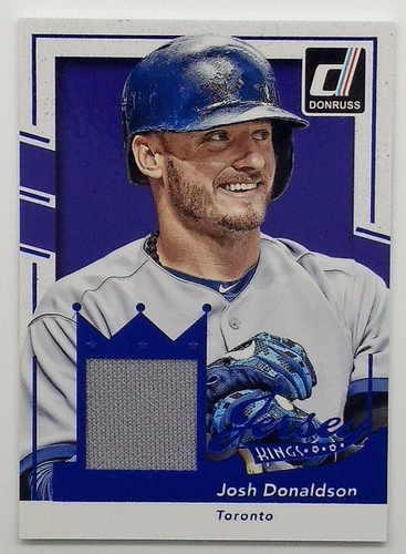 2016 Panini Donruss Jersey Kings Josh Donaldson #JK-JD, Game-Used | eBay