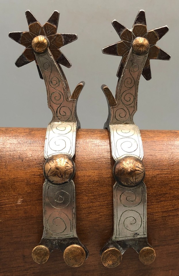 Old Pair Hand Forged Spurs - Likely Walla Walla Prison | eBay