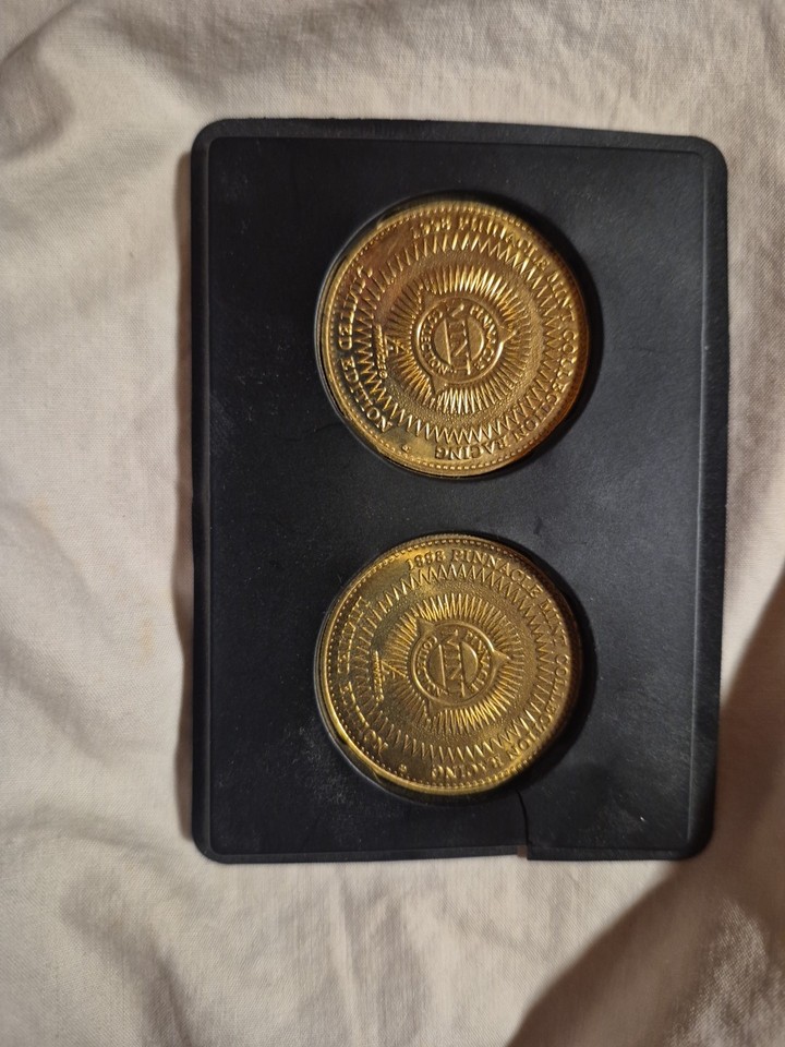 1988 Pinnacle Mint-Limited Edition Gold Coins- Dale Earnhardt + Terry ...