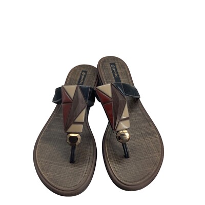 Grendha Brazilian Dress Sandals Thongs Women 10 EU 41 /42 Bra 39 /40 ...