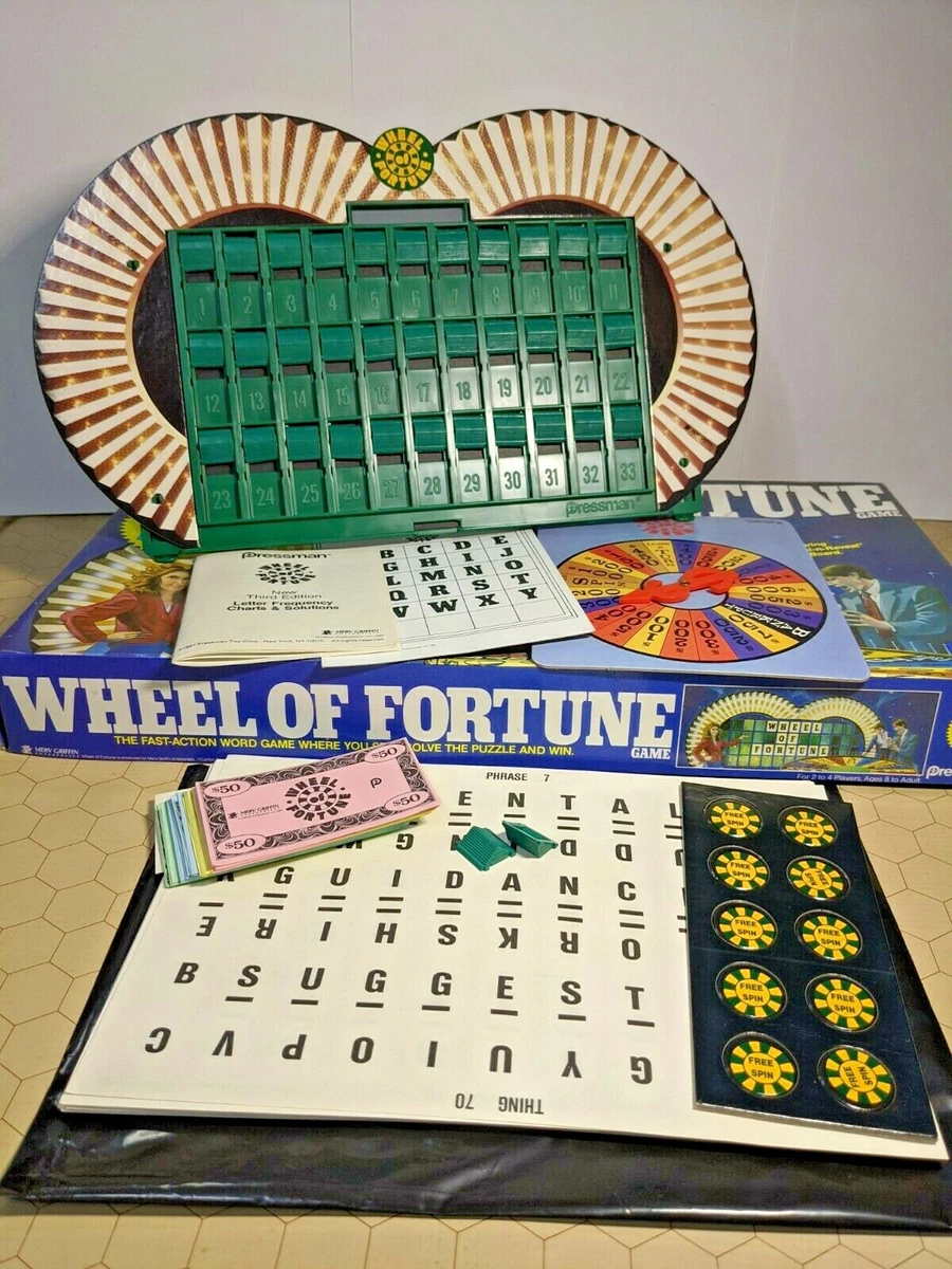 Deluxe Wheel Of Fortune Board Game