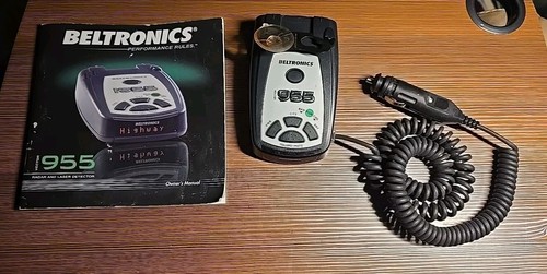 Beltronics Vector 955 Radar Detector With Original Factory Power Cord ...