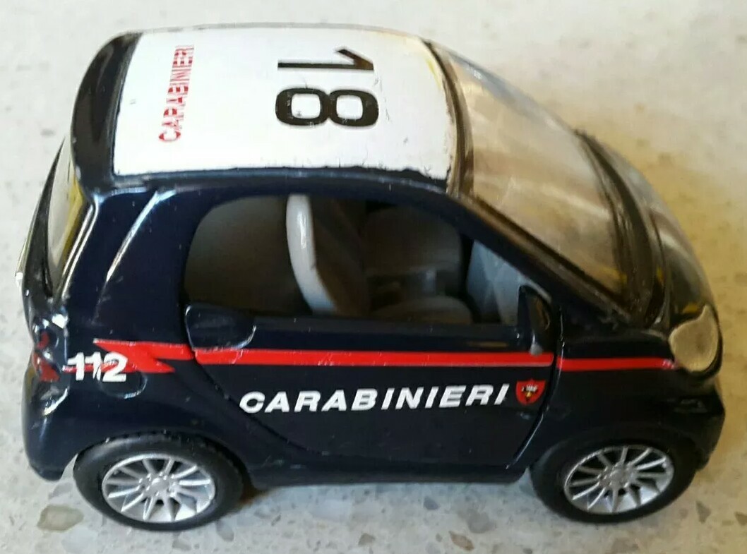 MAISTO - SMART FORTWO - CARABINIERI - N° 18 - SCALA 1/32 - VINTAGE CON ...