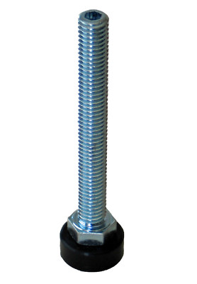 20 pc Leveling mounts/feet/pads, Zinc plated steel, 1/2-13 x 4" thd ...
